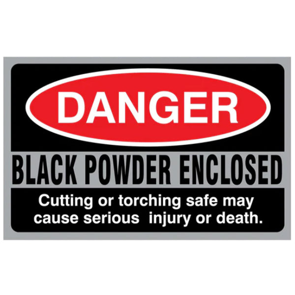 Liberty Safe DANGER Sticker - Southeast Safes